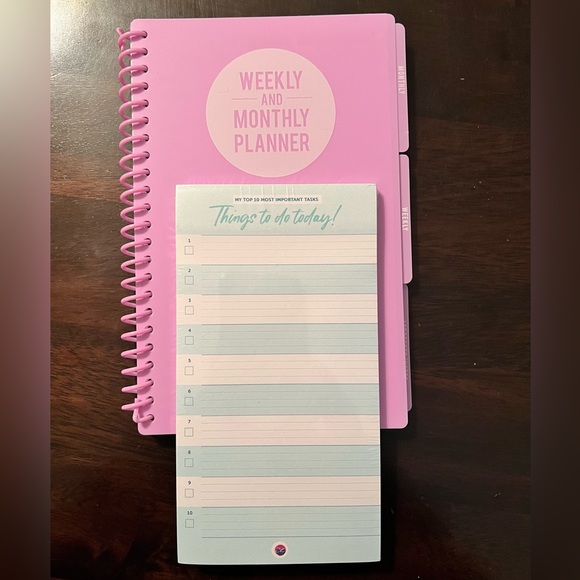 Dolgencorp | Office | Weekly And Monthly Planner Not Dated Things To Do ...